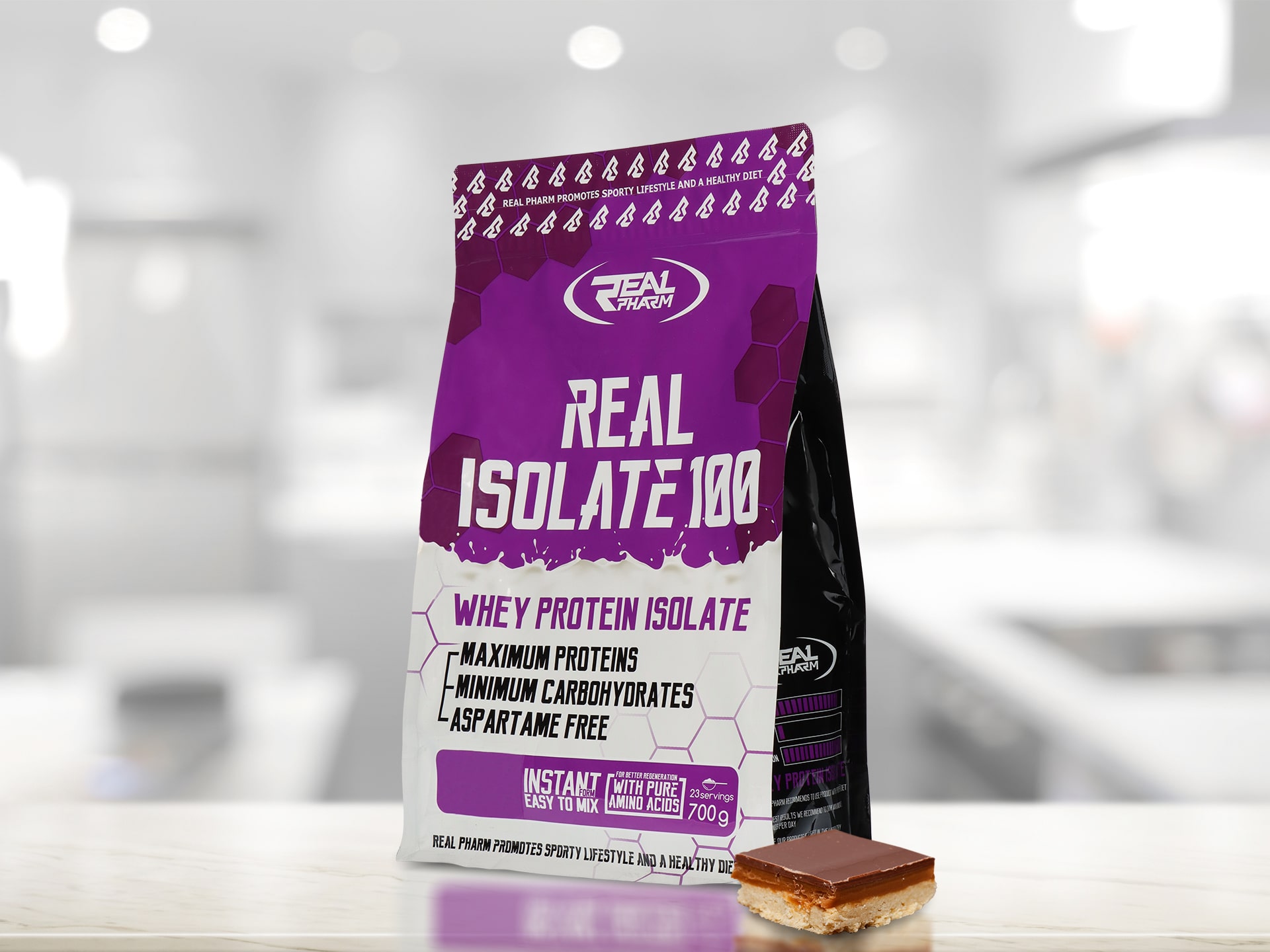 ⚡ Real Isolate 100 - 700g - REAL PHARM - Cena, dawkowanie, opinie ...