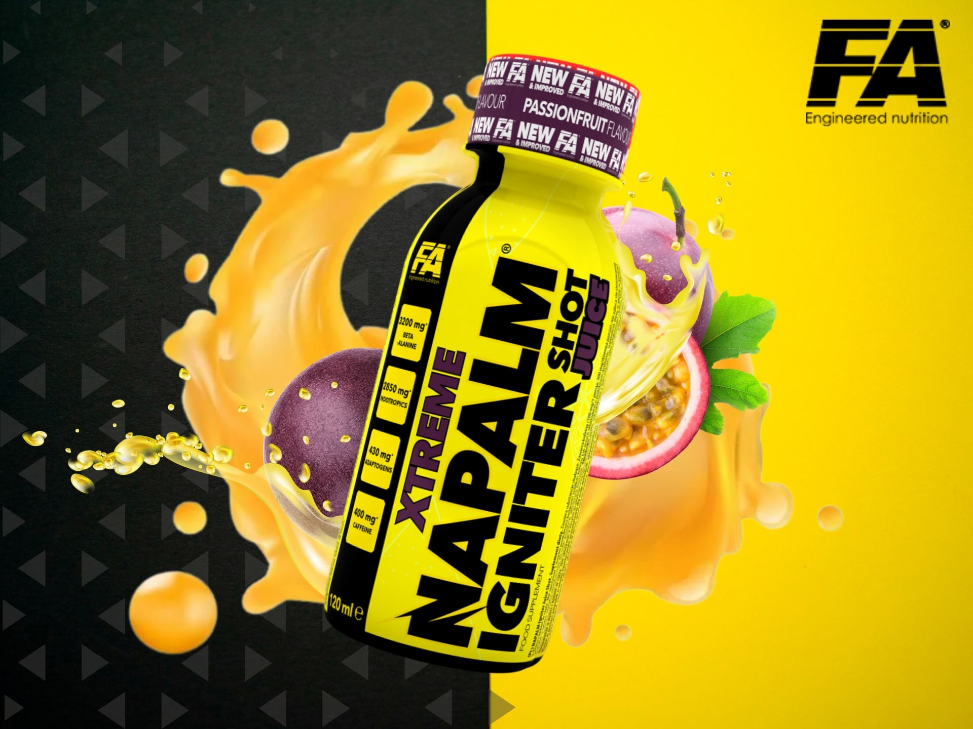 ⚡ Xtreme Napalm Igniter Juice Shot - 24x 120ml - FITNESS AUTHORITY ...