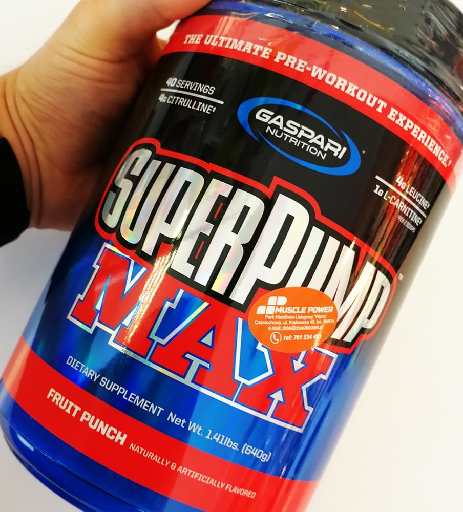 ⚡ Super Pump Max - 640g - GASPARI NUTRITION - Cena, dawkowanie, opinie ...