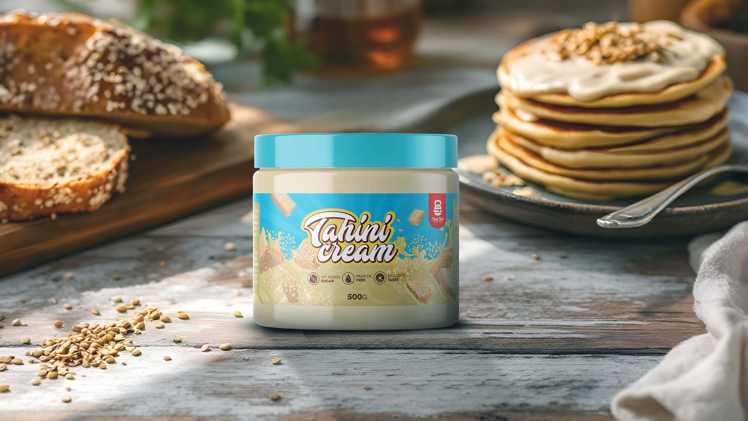 ⚡ Tahini Cream - krem do smarowania - 500g - Cheat Meal Nutrition ...