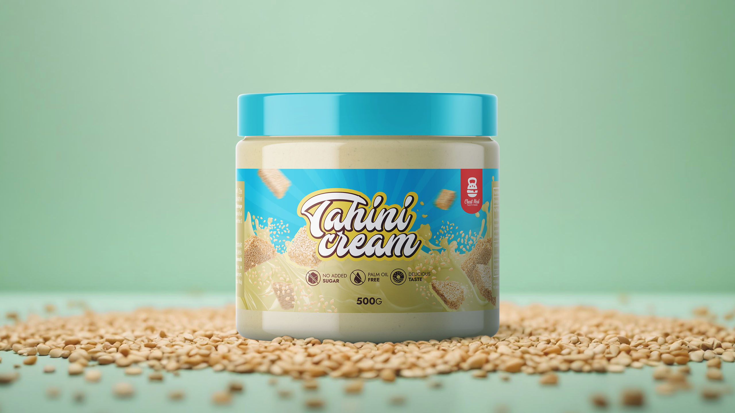 ⚡ Tahini Cream - krem do smarowania - 500g - Cheat Meal Nutrition ...